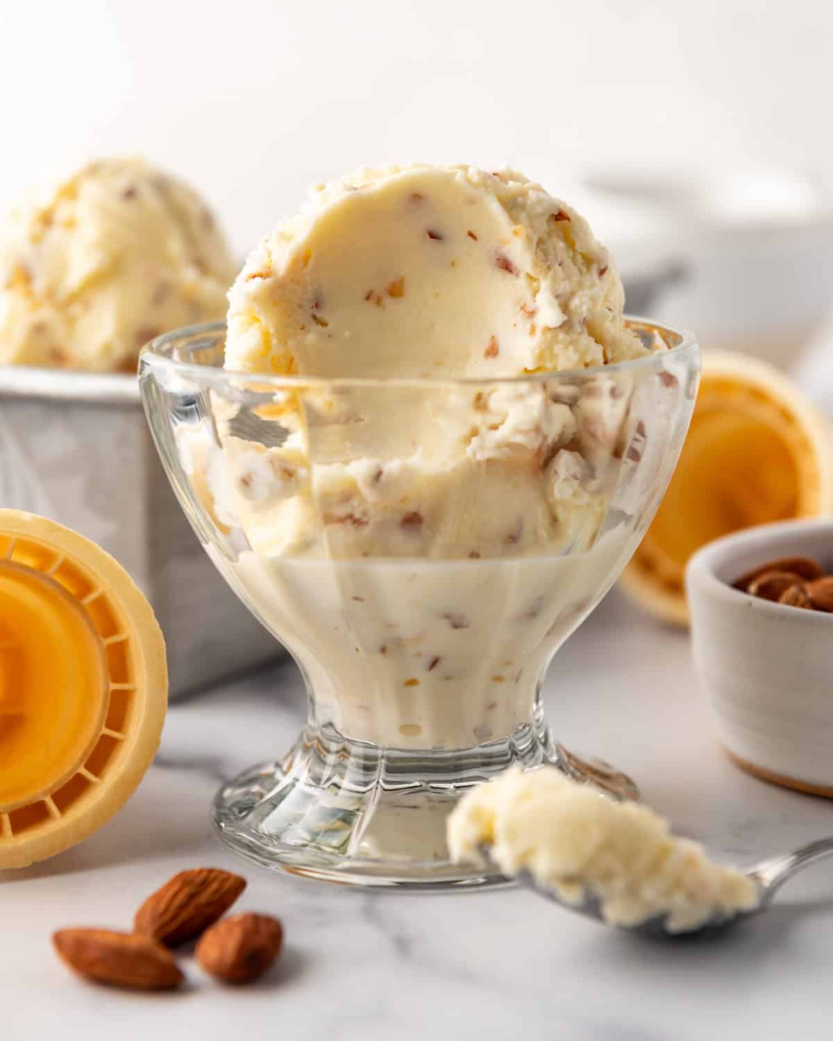 Toasted Almond Ice Cream - House of Nash Eats
