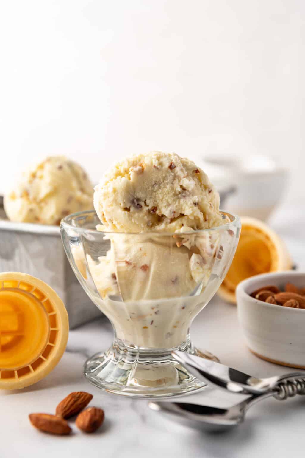 Toasted Almond Ice Cream - House of Nash Eats