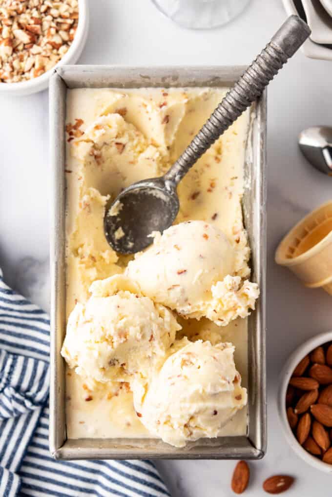 Toasted Almond Ice Cream - House of Nash Eats