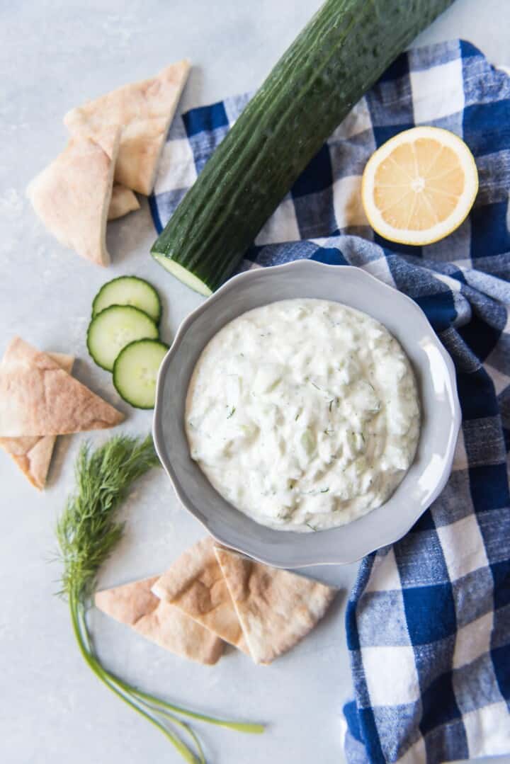 Easy Greek Tzatziki Sauce - House of Nash Eats