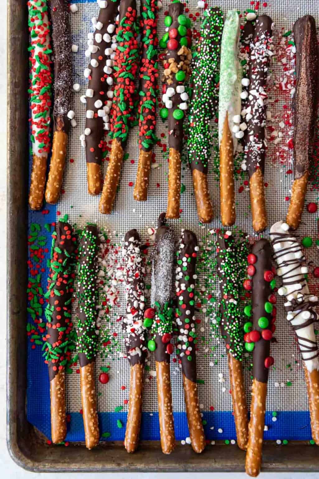 Chocolate Covered Pretzel Rods - House of Nash Eats