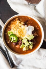 Best Ever Meaty Mushroom Chili - House of Nash Eats