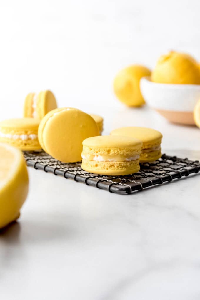 Lemon Curd Macaron Recipe - House of Nash Eats