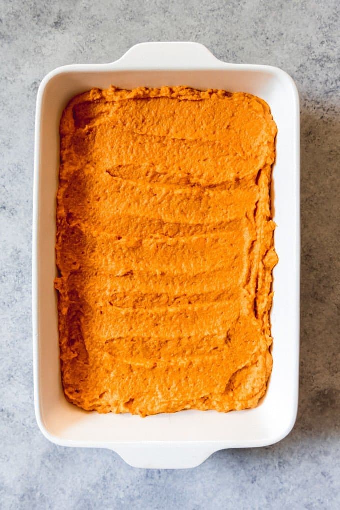 Sweet Potato Casserole with Marshmallows and Pecans - House of Nash Eats