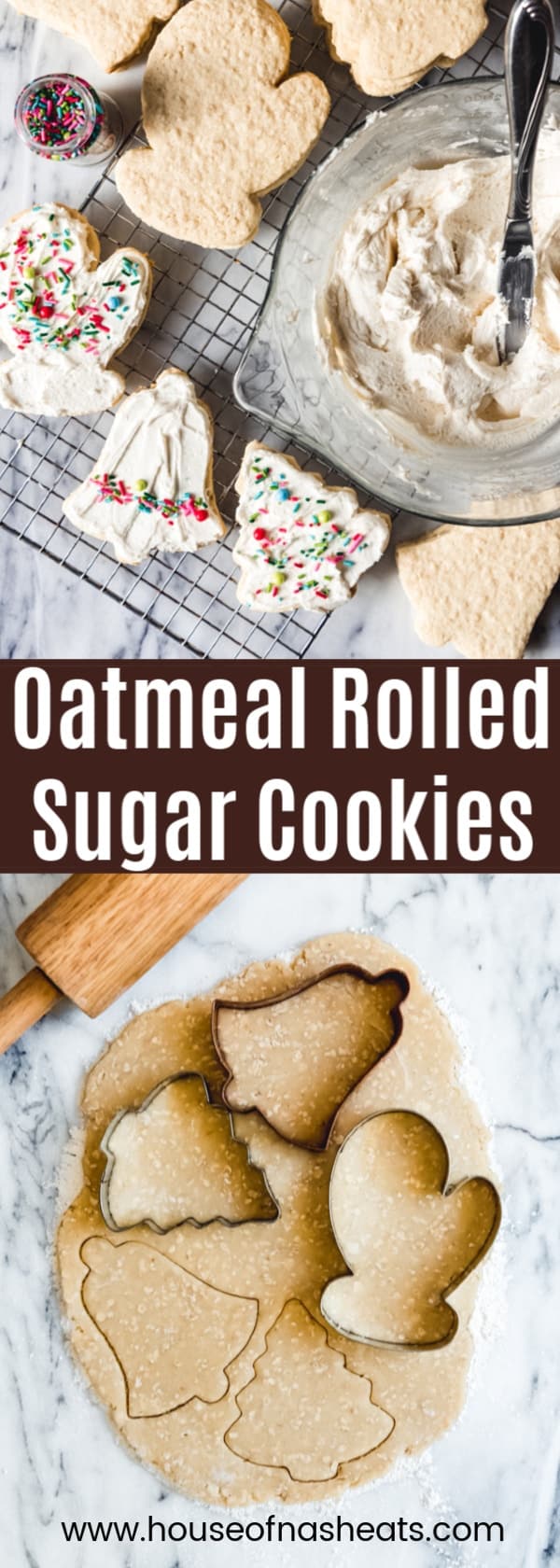 Oatmeal Rolled Sugar Cookies - House of Nash Eats
