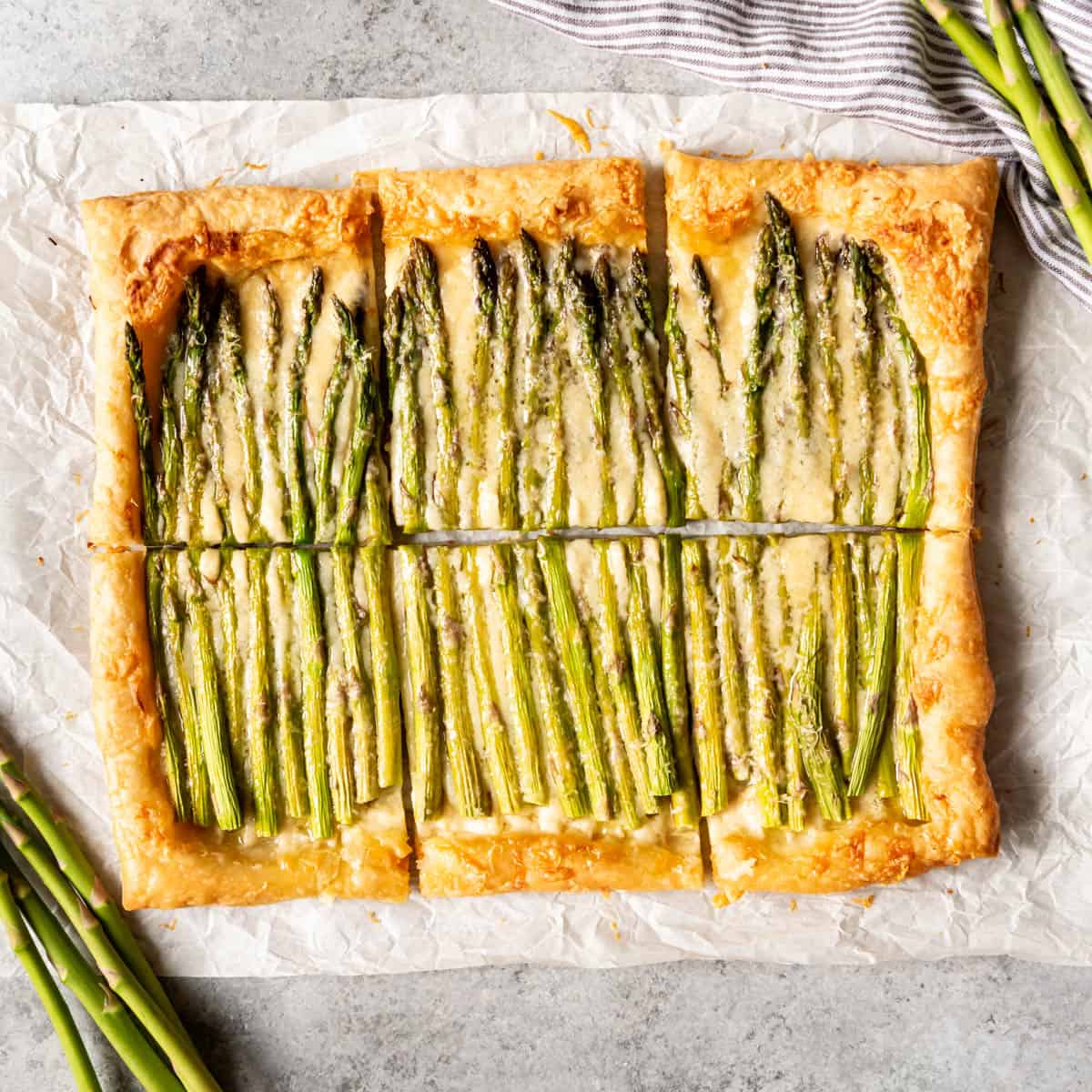 Asparagus Puff Pastry Recipe Asparagus Tart With Puff Pastry