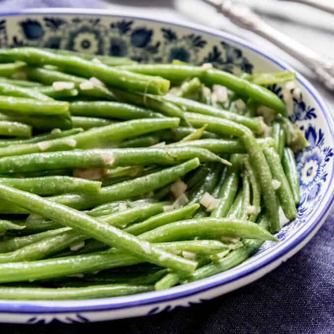 Haricot Verts with Dijon Vinaigrette - House of Nash Eats
