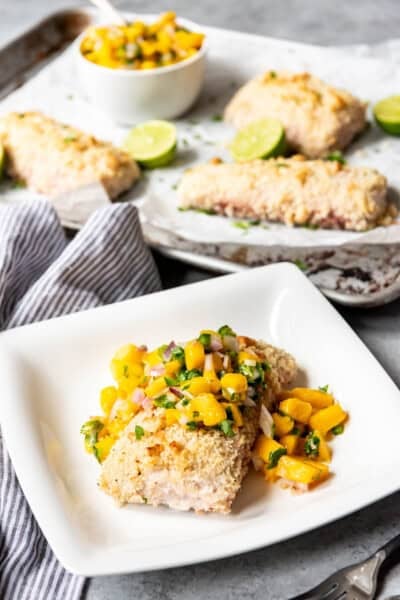 Macadamia Crusted Mahi-Mahi - House of Nash Eats