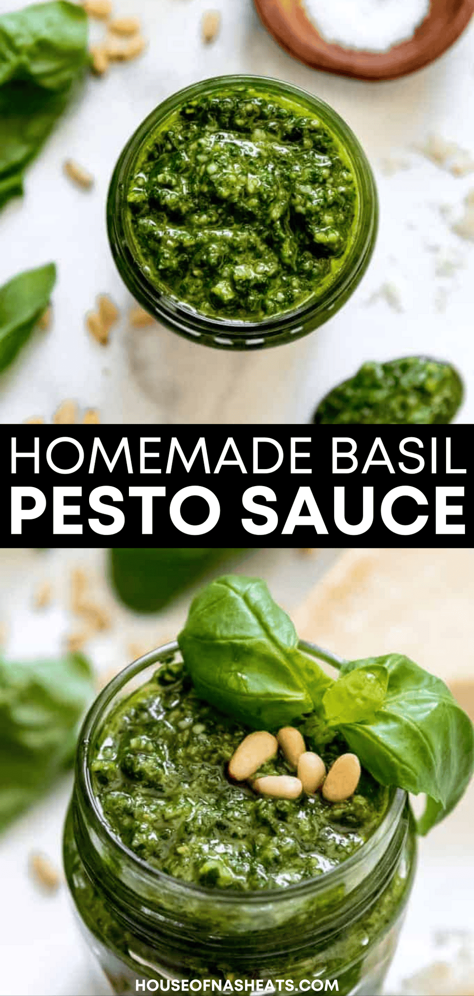 Homemade Basil Pesto Recipe - House of Nash Eats