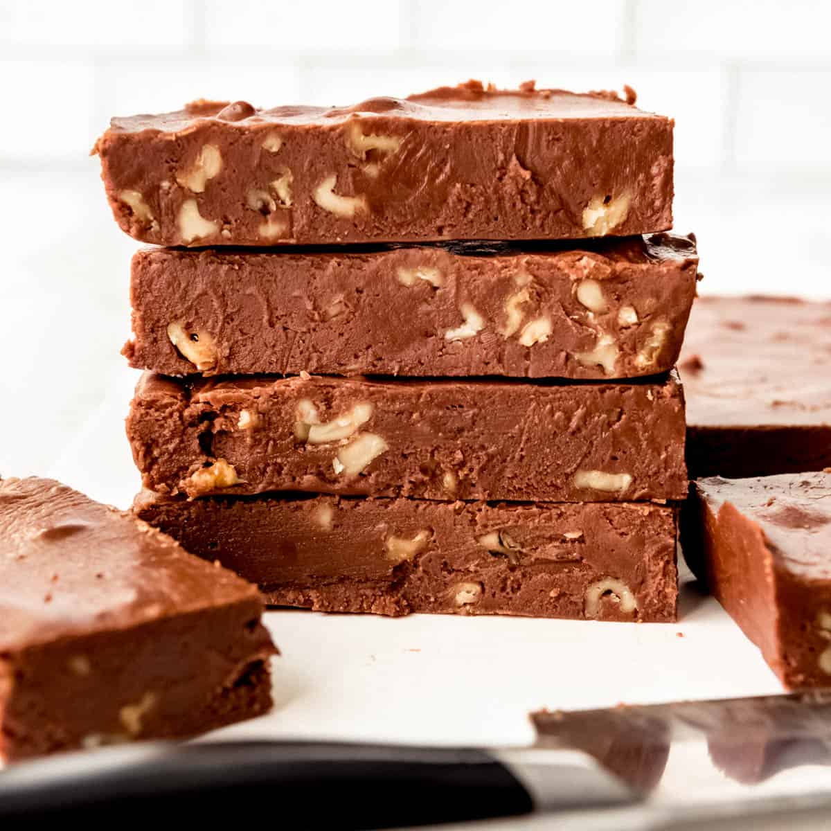 Chocolate Walnut Fudge - House of Nash Eats