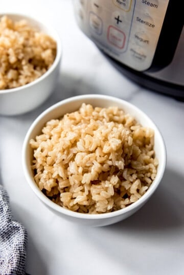 How to Make Instant Pot Brown Rice - House of Nash Eats