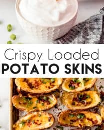 Crispy Loaded Potato Skins - House of Nash Eats