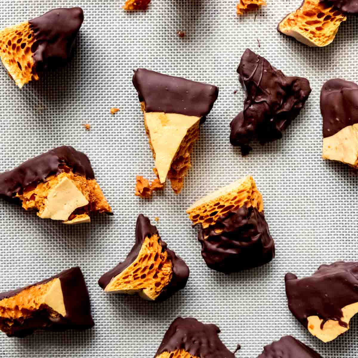 Chocolate Honeycomb Candy - House of Nash Eats