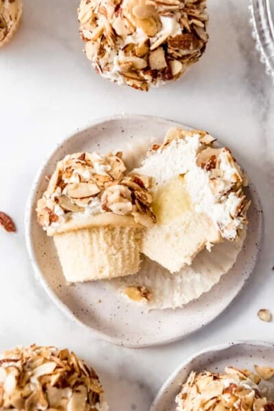 Burnt Almond Cupcakes - House of Nash Eats