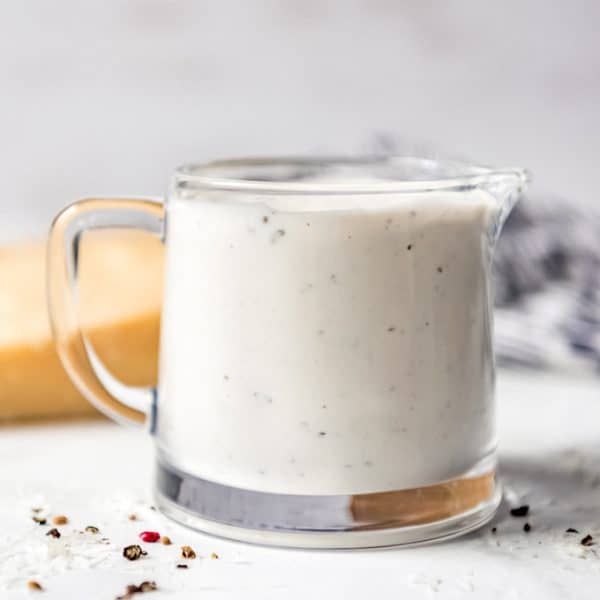 Creamy Parmesan Peppercorn Dressing - House of Nash Eats