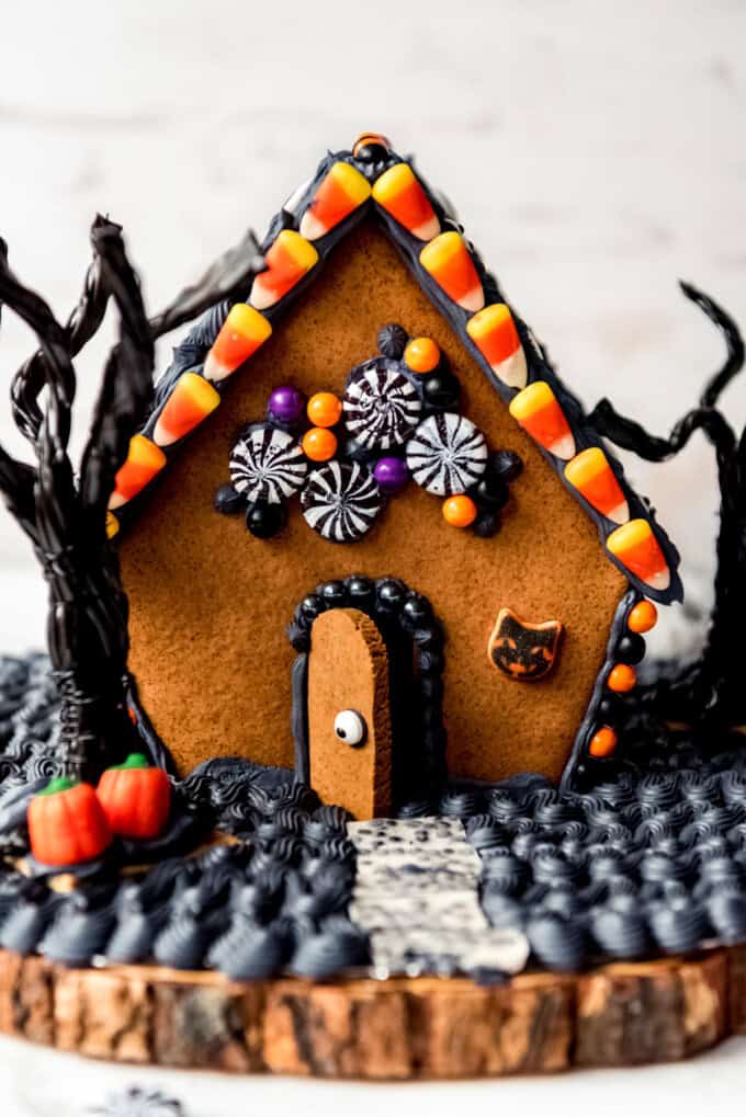 Haunted Halloween Gingerbread House - House of Nash Eats
