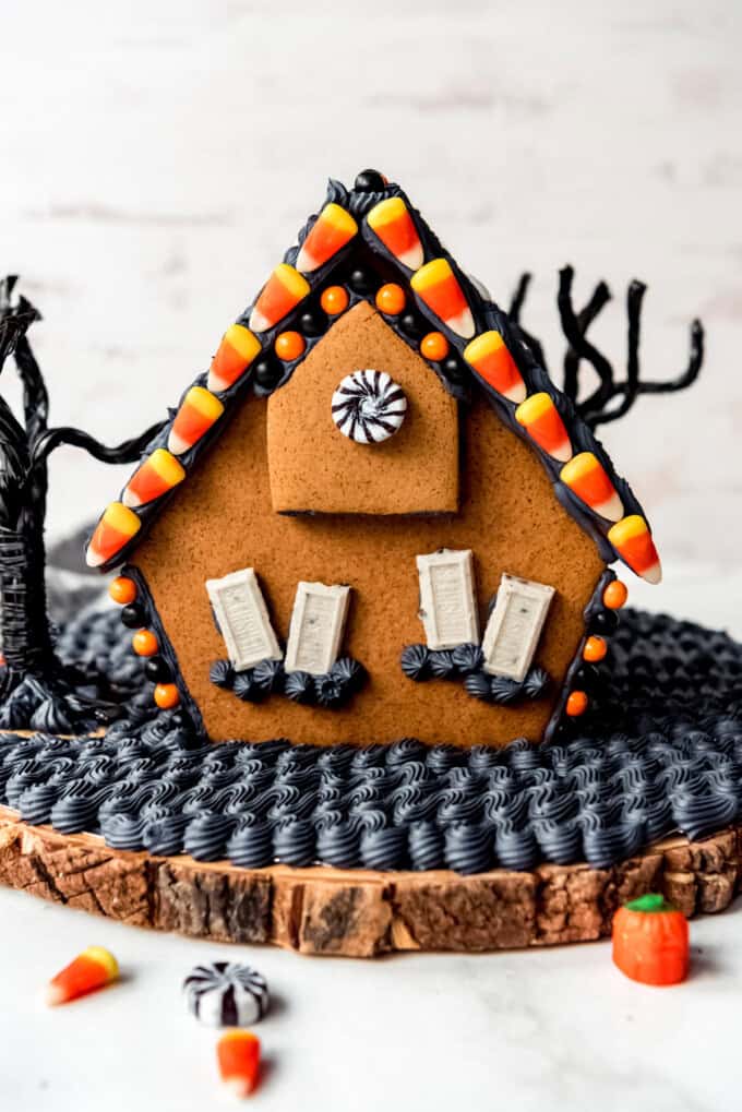 Haunted Halloween Gingerbread House - House of Nash Eats