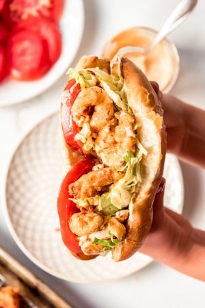 Fried Shrimp Po Boy Recipe - House of Nash Eats