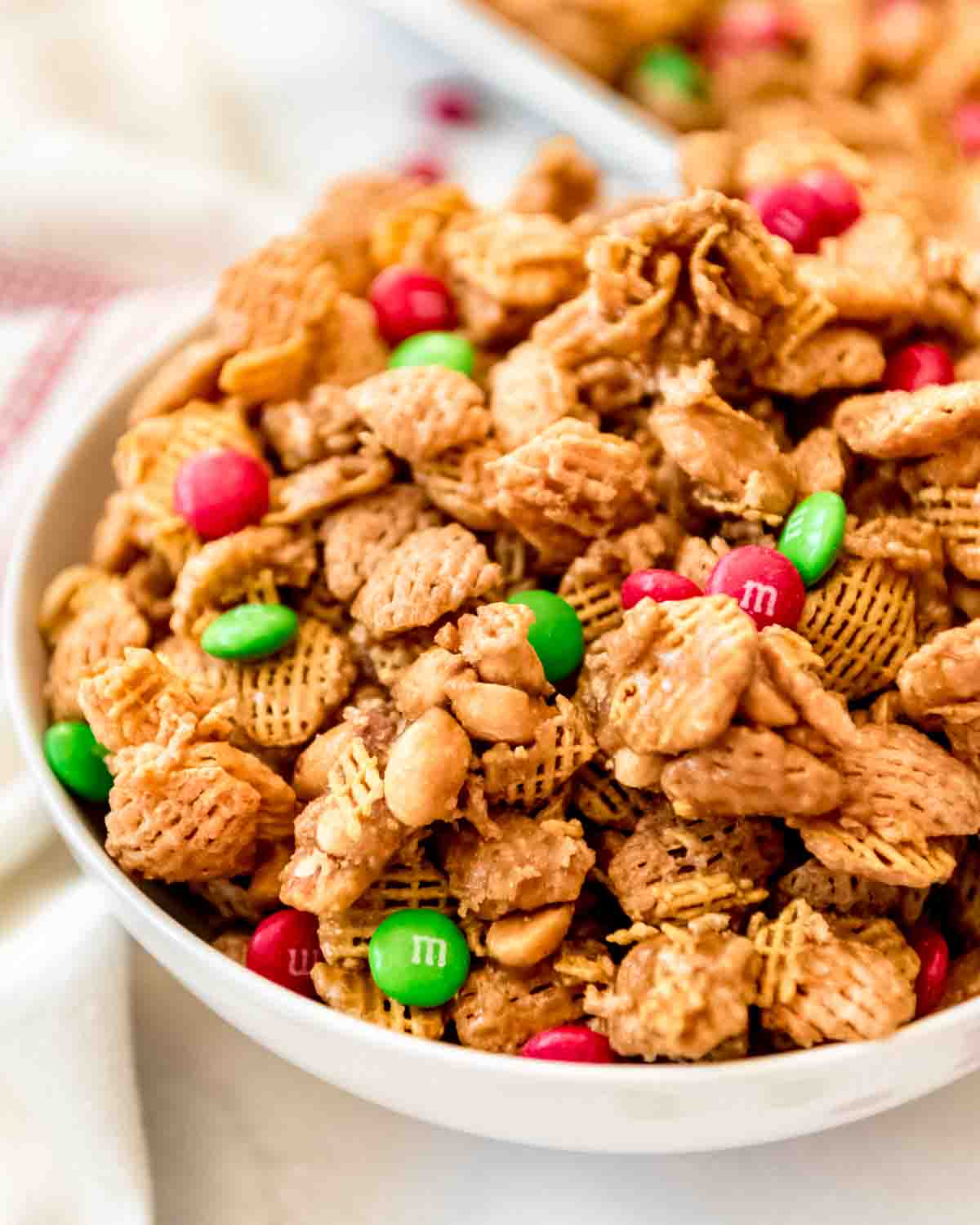 Chewy Christmas Crispix Mix - House of Nash Eats
