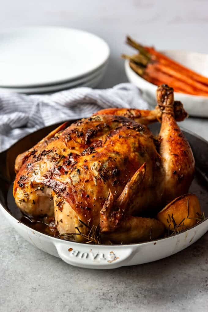 My Best Slow Roasted Chicken Recipe - House of Nash Eats