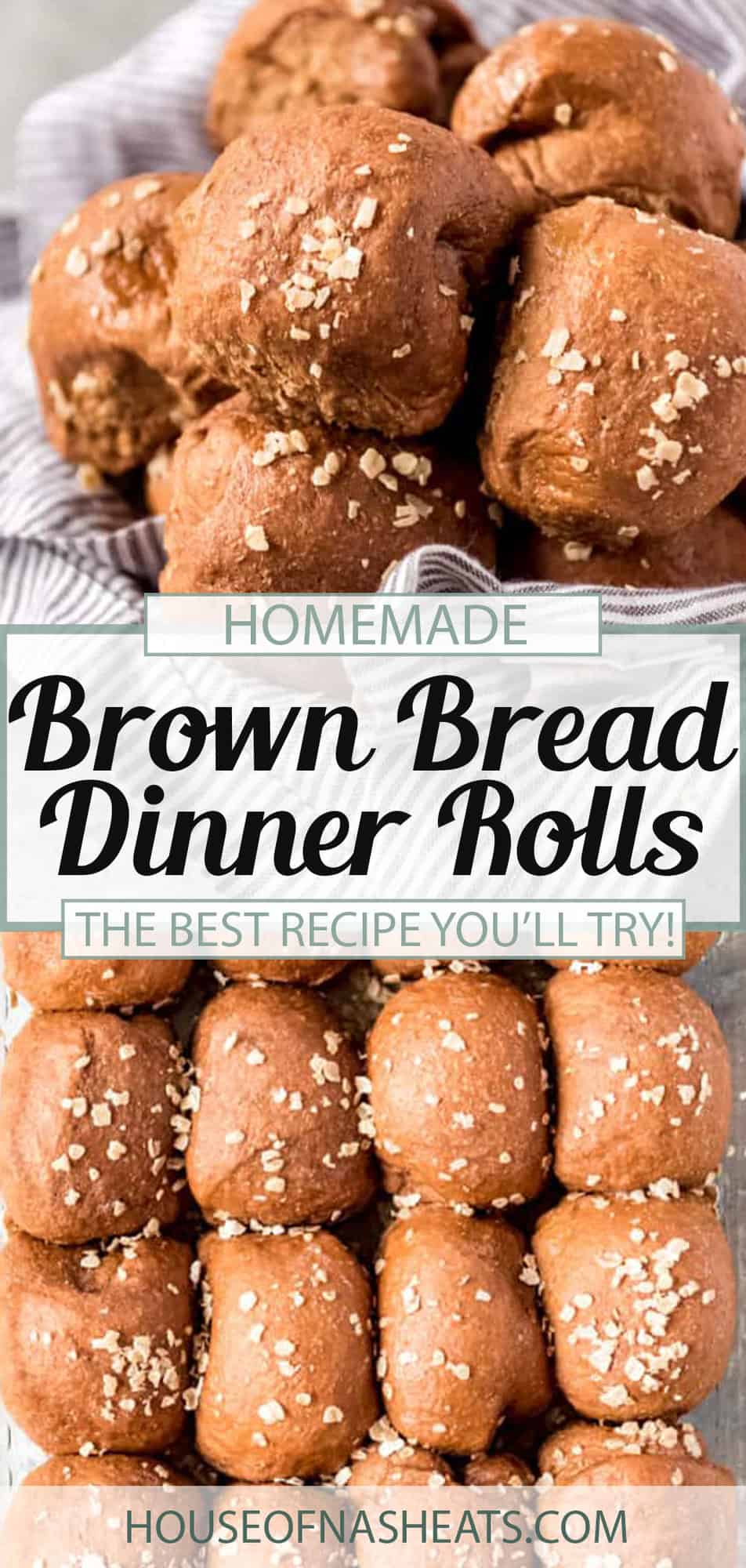 Homemade Brown Bread Dinner Rolls - House of Nash Eats