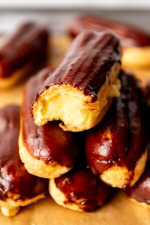 Classic Homemade Eclairs - House of Nash Eats