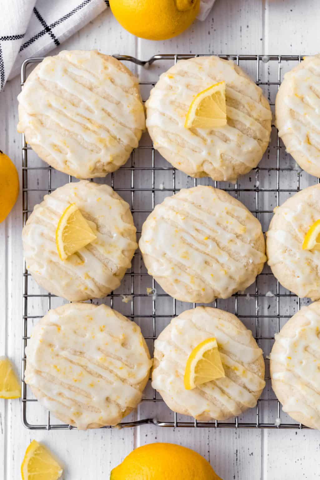 Glazed Lemon Cookies - House of Nash Eats