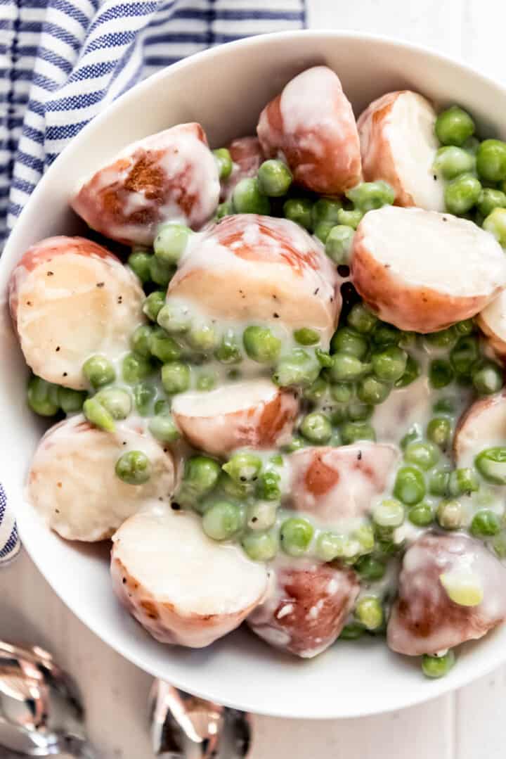 Creamed Peas and Potatoes - House of Nash Eats