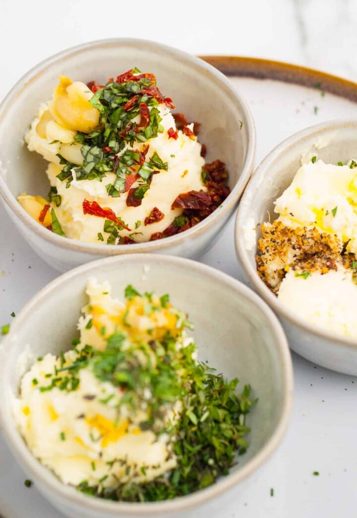 Homemade Compound Herb Butter (3 Ways!) - House of Nash Eats