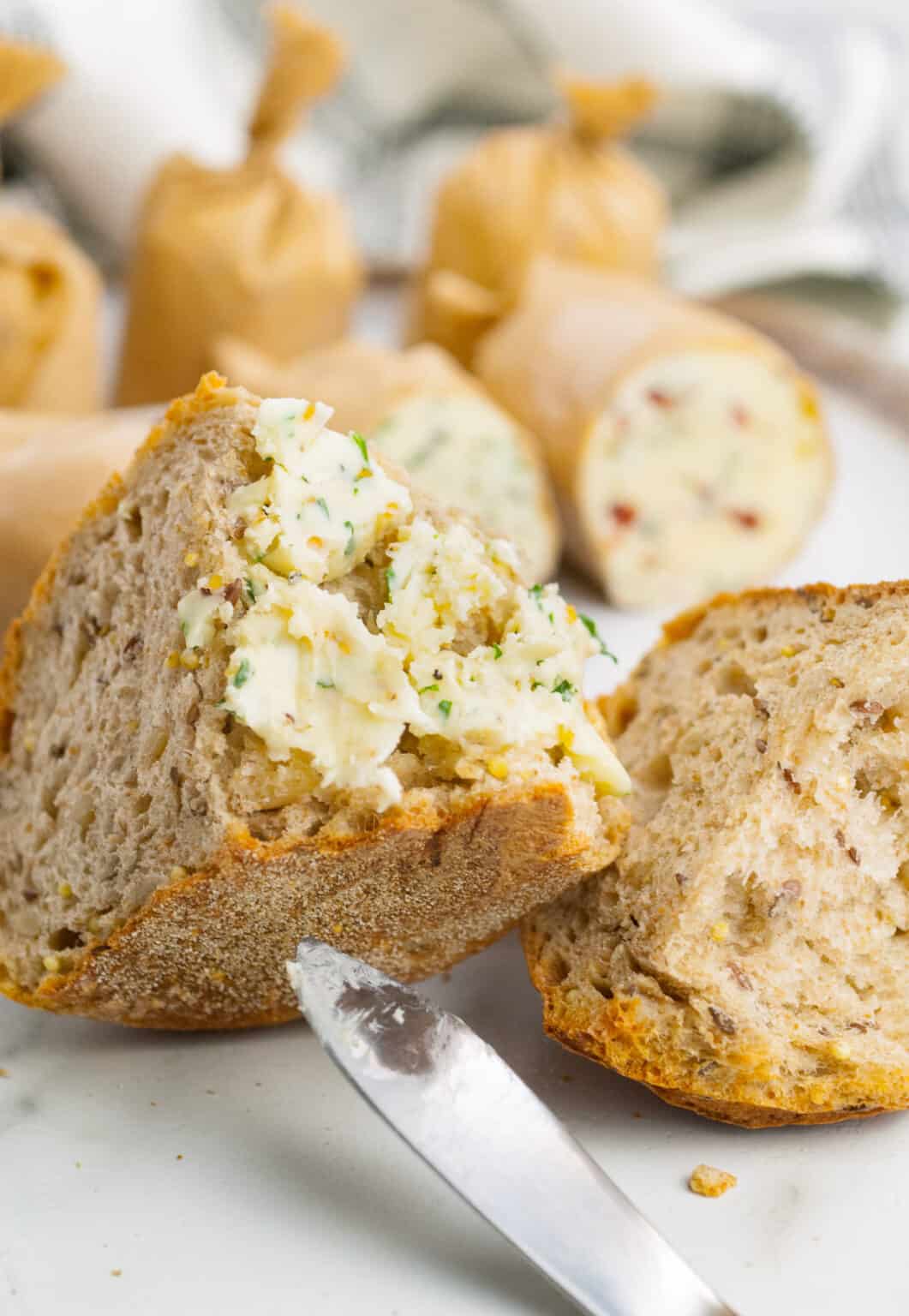 Homemade Compound Herb Butter (3 Ways!) - House of Nash Eats