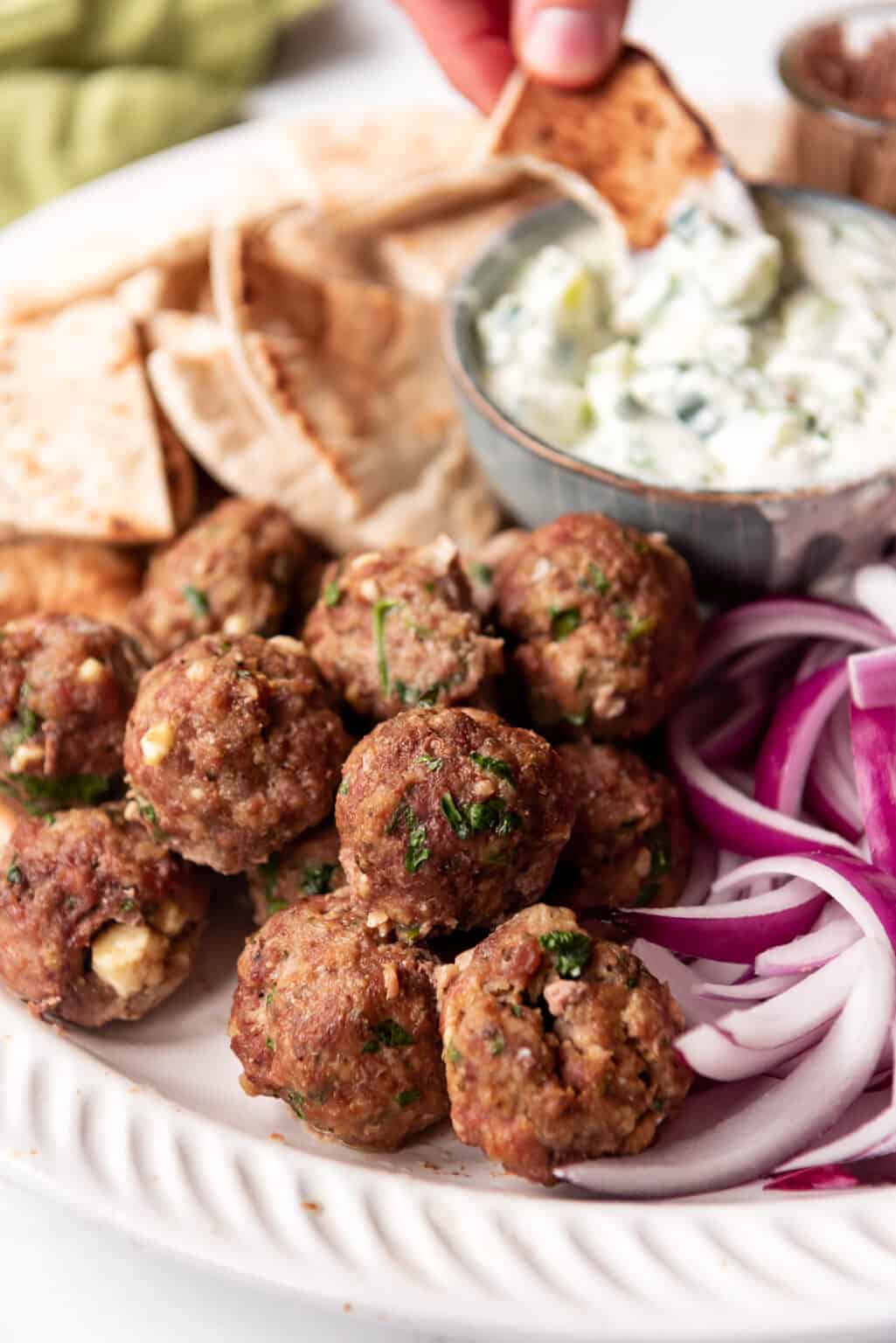 Greek Meatballs (Keftedes) - House of Nash Eats