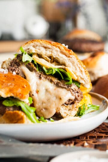 Juicy Lucy Burger Recipe (Cheese on the Inside!) - House of Nash Eats