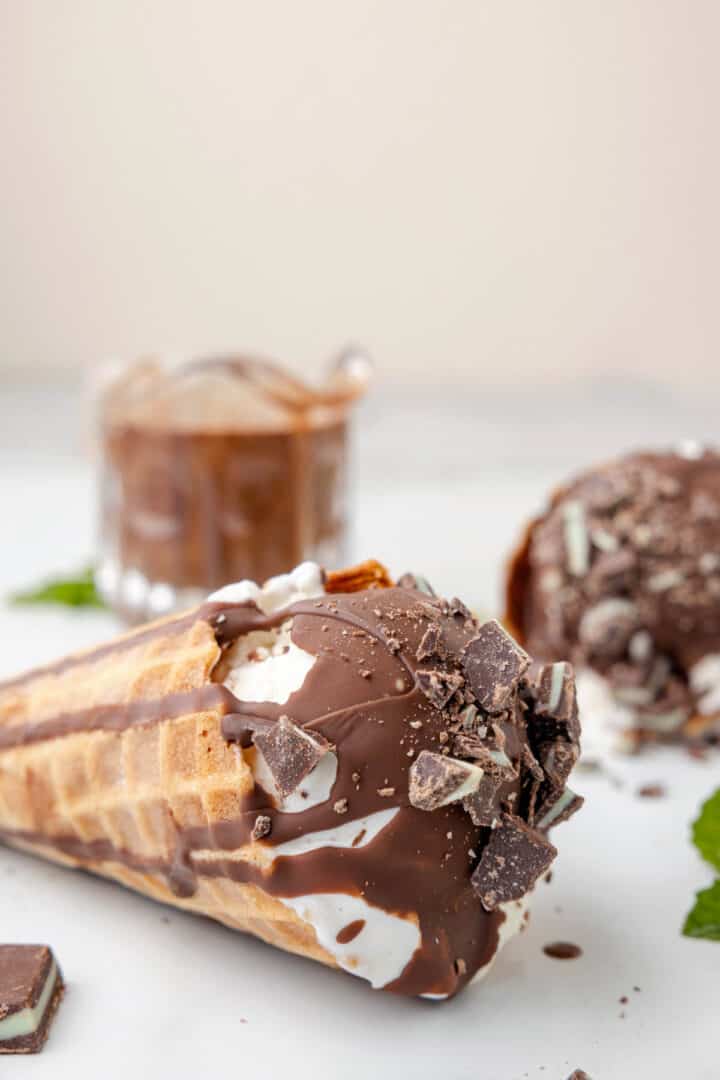 Mint Chocolate Magic Shell - House of Nash Eats