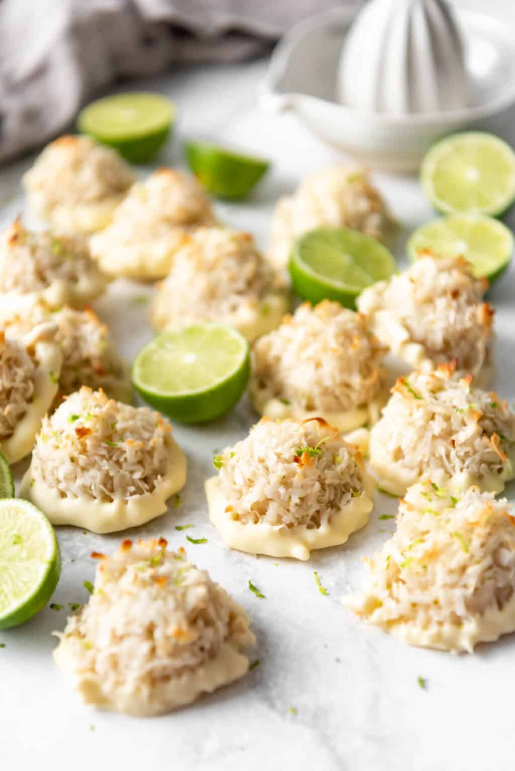Coconut Lime Macaroons - House of Nash Eats