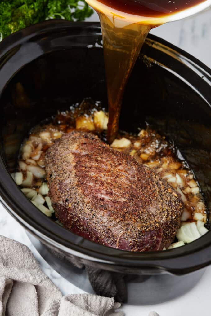 Cozy Crock Pot Beef and Noodles | House of Nash Eats