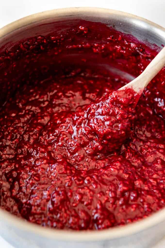 Raspberry Cake Filling - House of Nash Eats