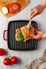 Grilled Caprese Panini | House of Nash Eats