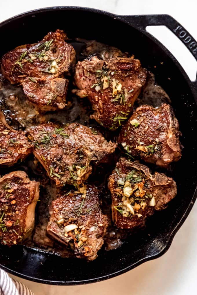 Pan Seared Lamb Loin Chop Recipe - House of Nash Eats