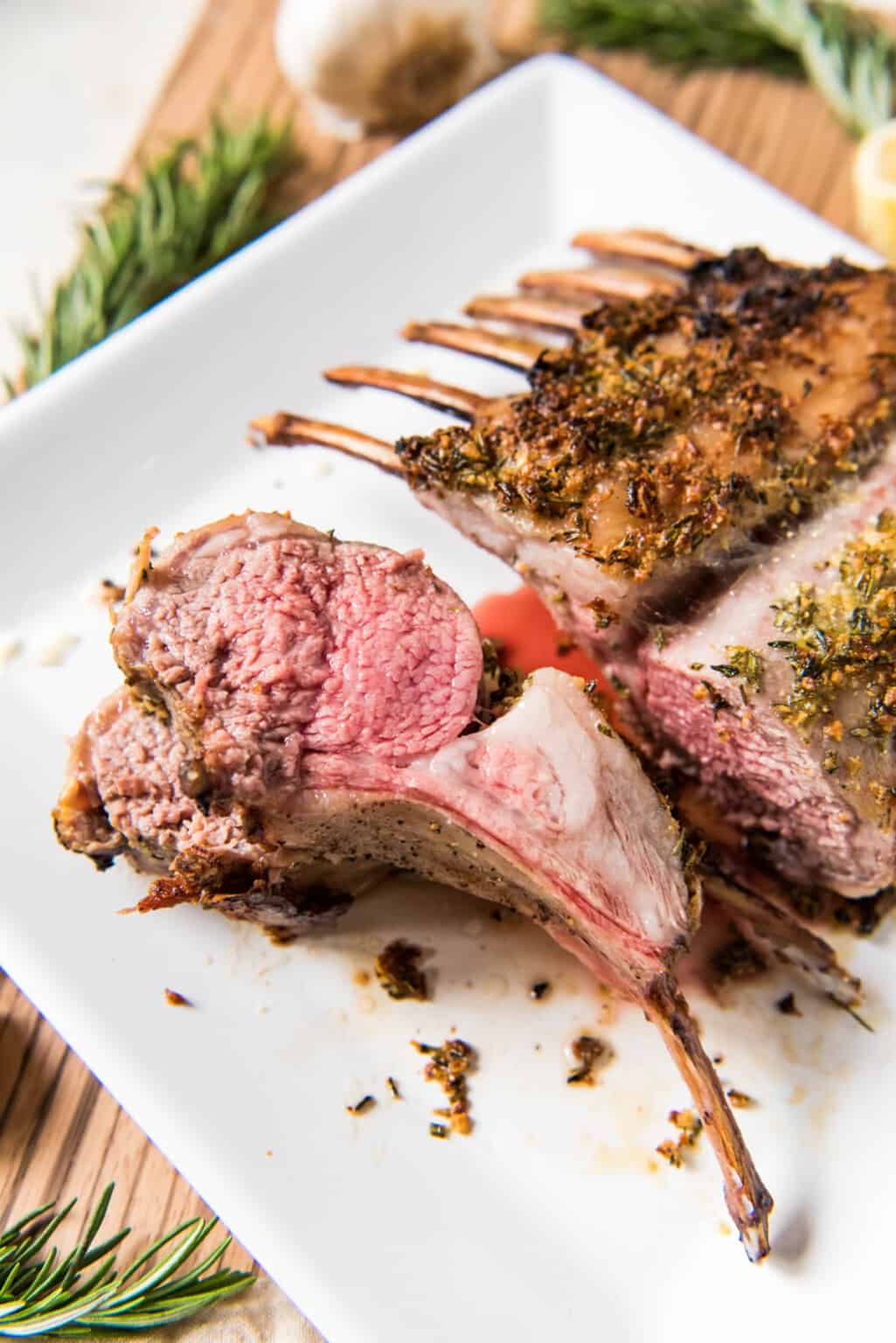 Roasted Rack of Lamb Recipe - House of Nash Eats