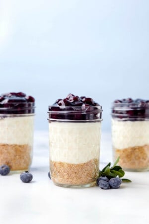 Easy Homemade Cheesecake Jars - House of Nash Eats