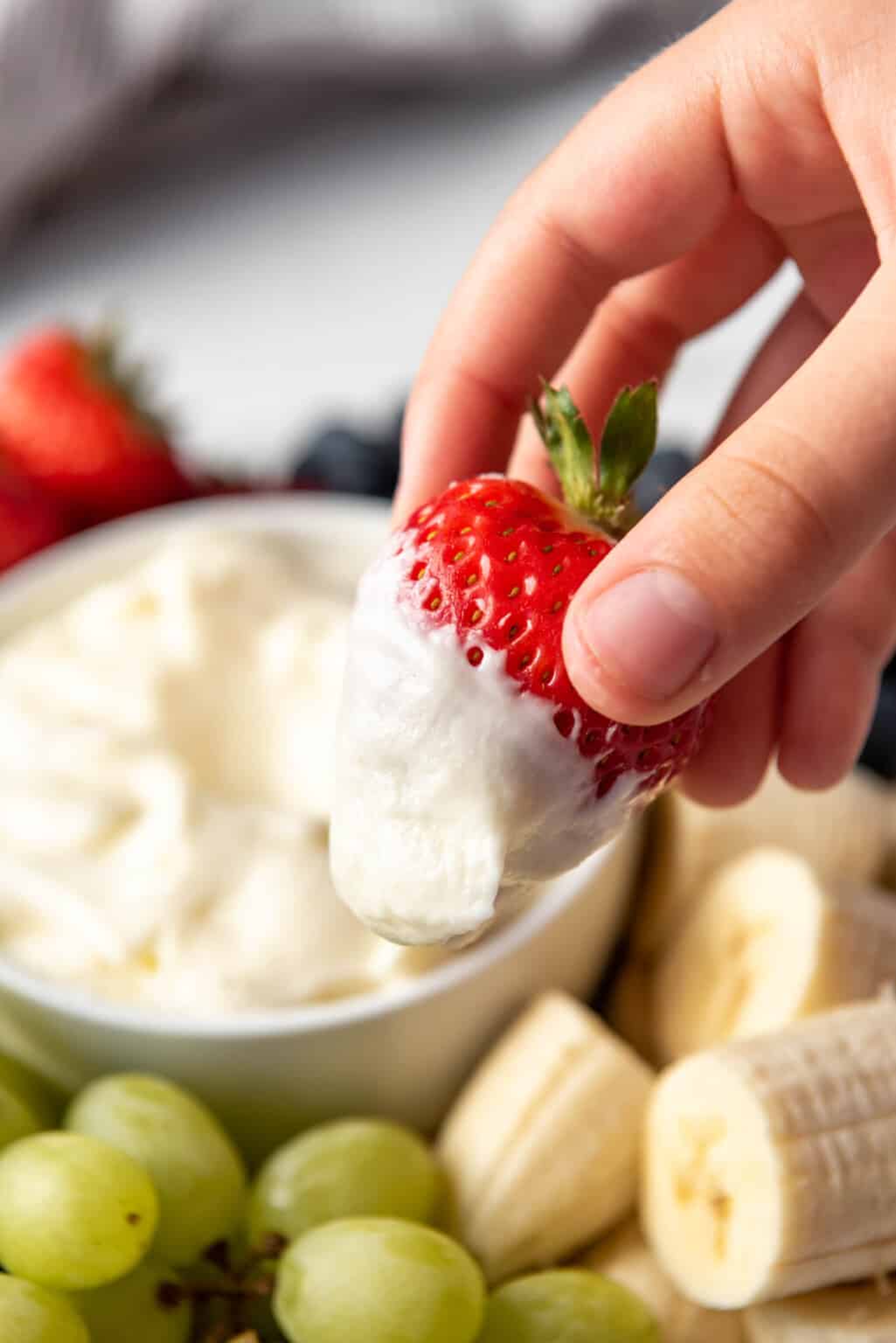 Easy Fruit Dip (only 3 ingredients!) - House of Nash Eats