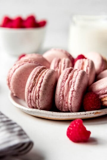 Raspberry Macarons - House of Nash Eats