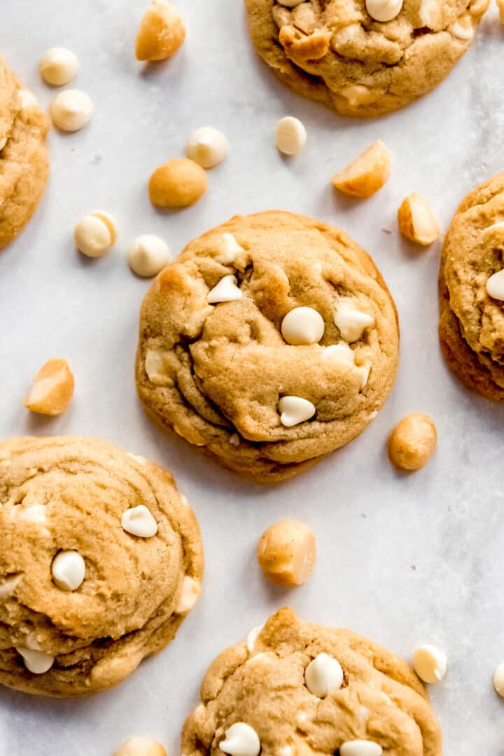 White Chocolate Macadamia Cookies - House of Nash Eats