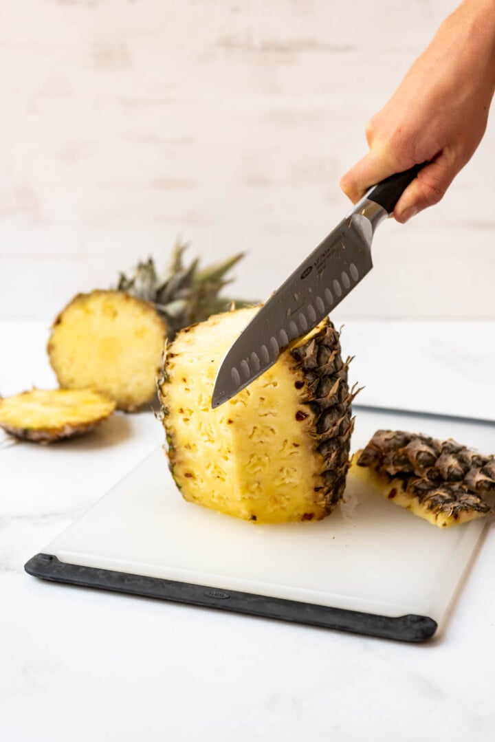 How to Cut A Pineapple - House of Nash Eats