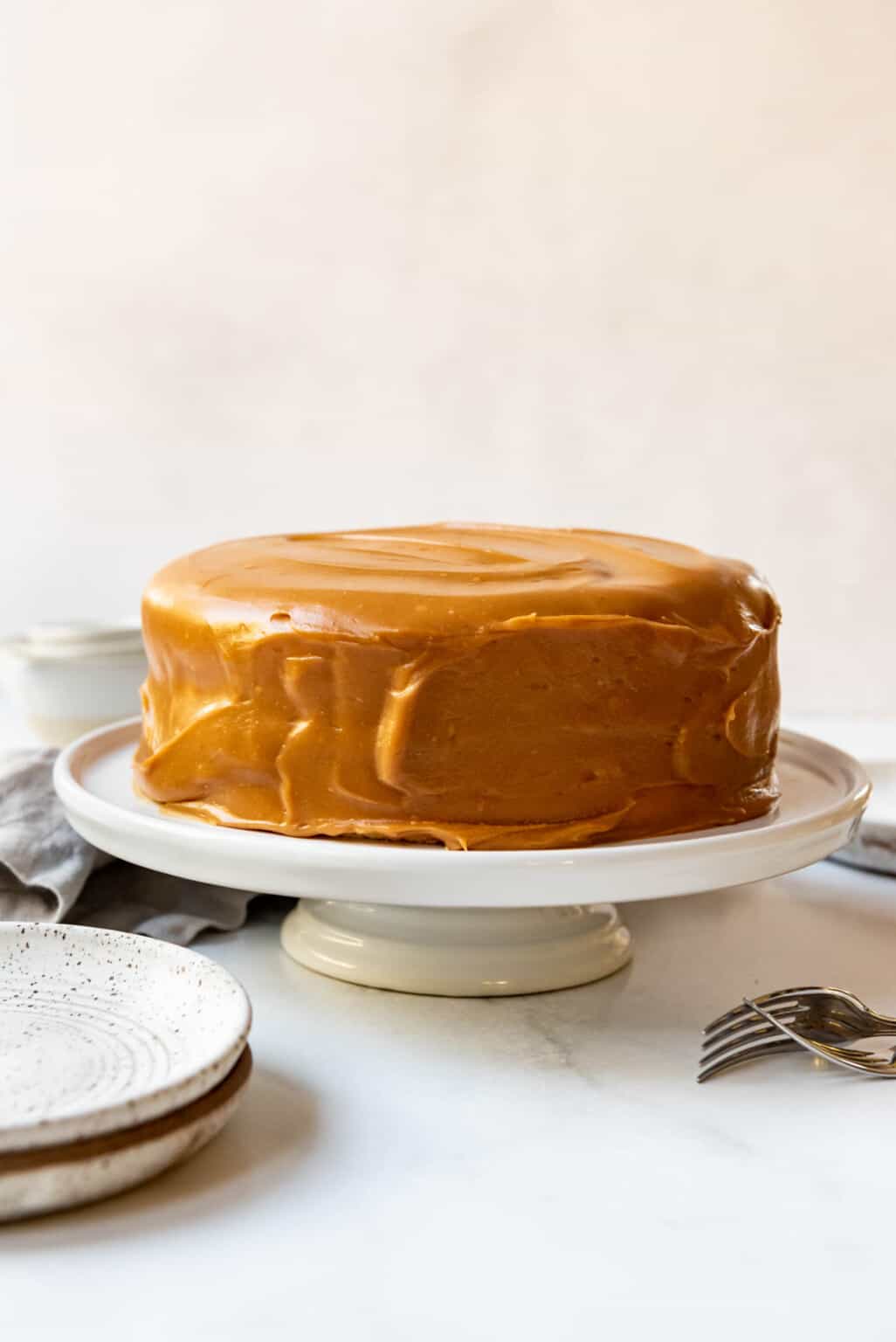 Classic Southern Caramel Cake Recipe - House of Nash Eats