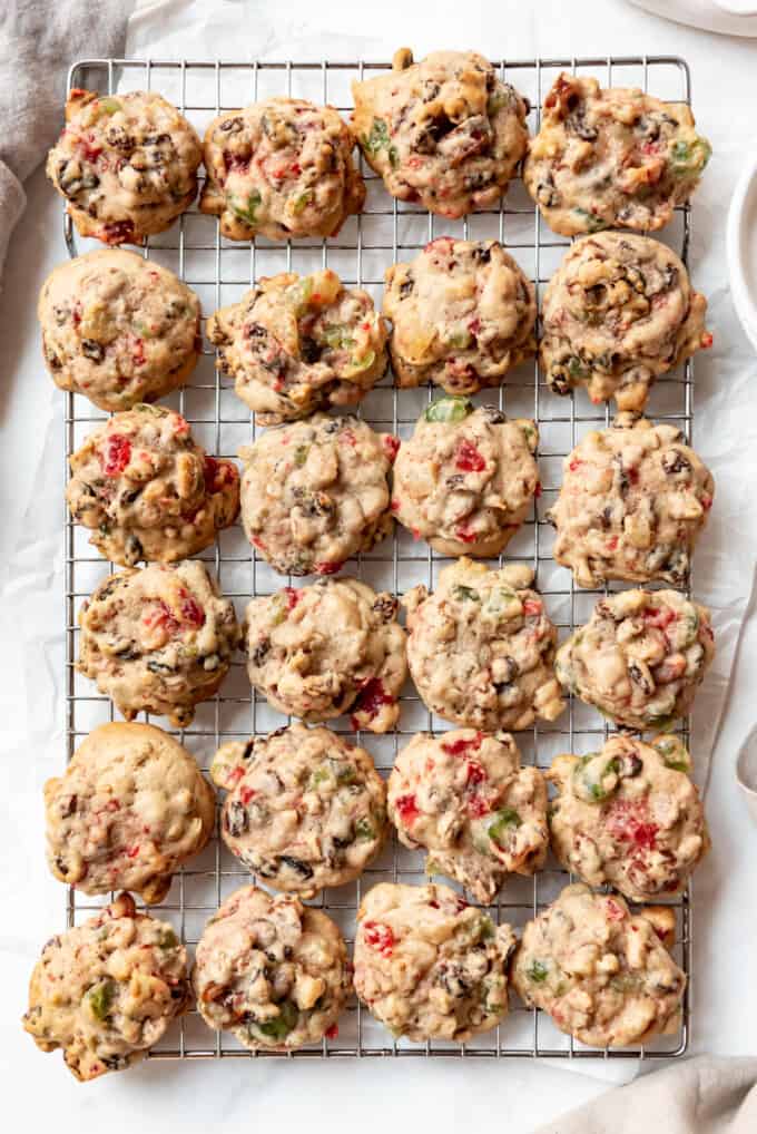 Fruitcake Cookies (Christmas Lizzies) - House of Nash Eats
