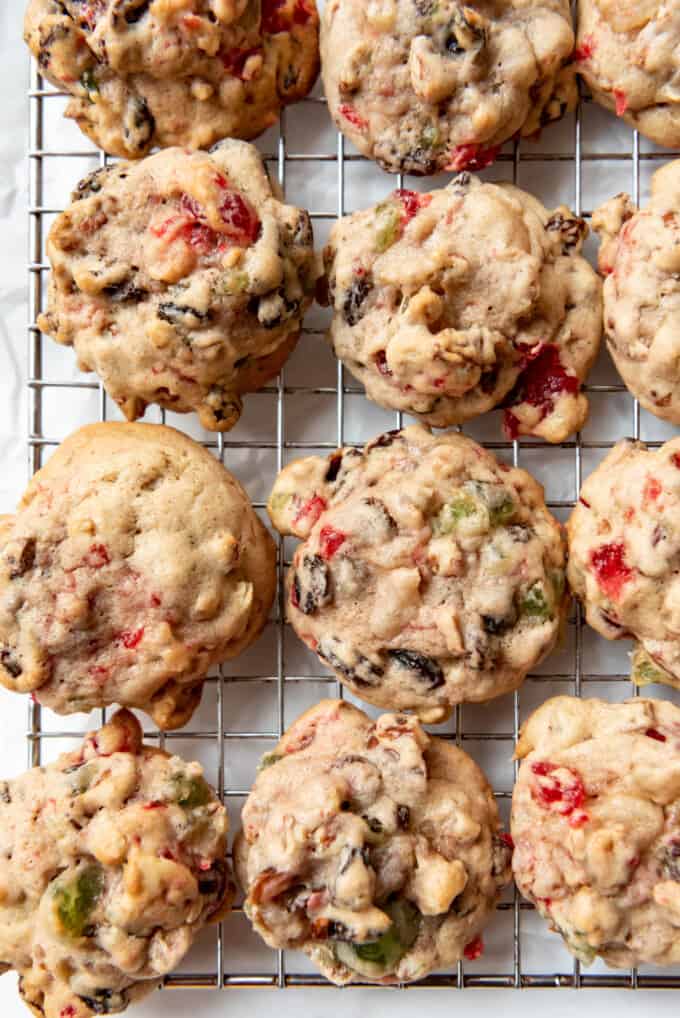 Fruitcake Cookies (Christmas Lizzies) - House of Nash Eats