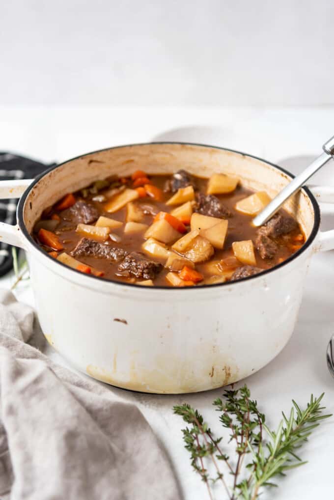 Old Fashioned Beef Stew Recipe (Dutch Oven) - House of Nash Eats