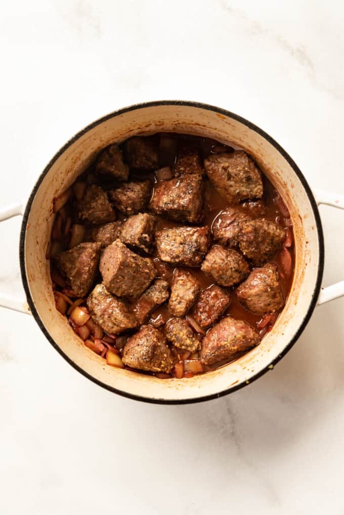 Old Fashioned Beef Stew Recipe (Dutch Oven) - House of Nash Eats