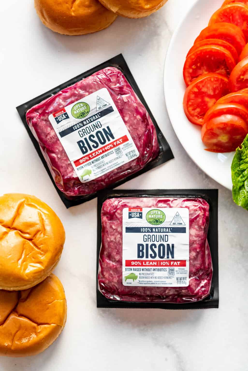 Juicy Grilled Bison Burgers - House of Nash Eats